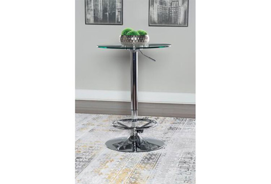 Buy Mantis Chrome Pedestal Table - Part# G5440 | Badcock & More