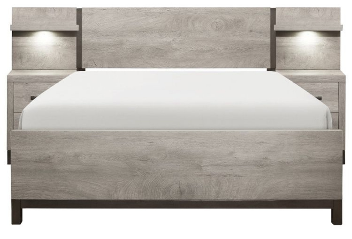 Buy Augusta Grey 9 PC King Bedroom - Part# | Badcock & More