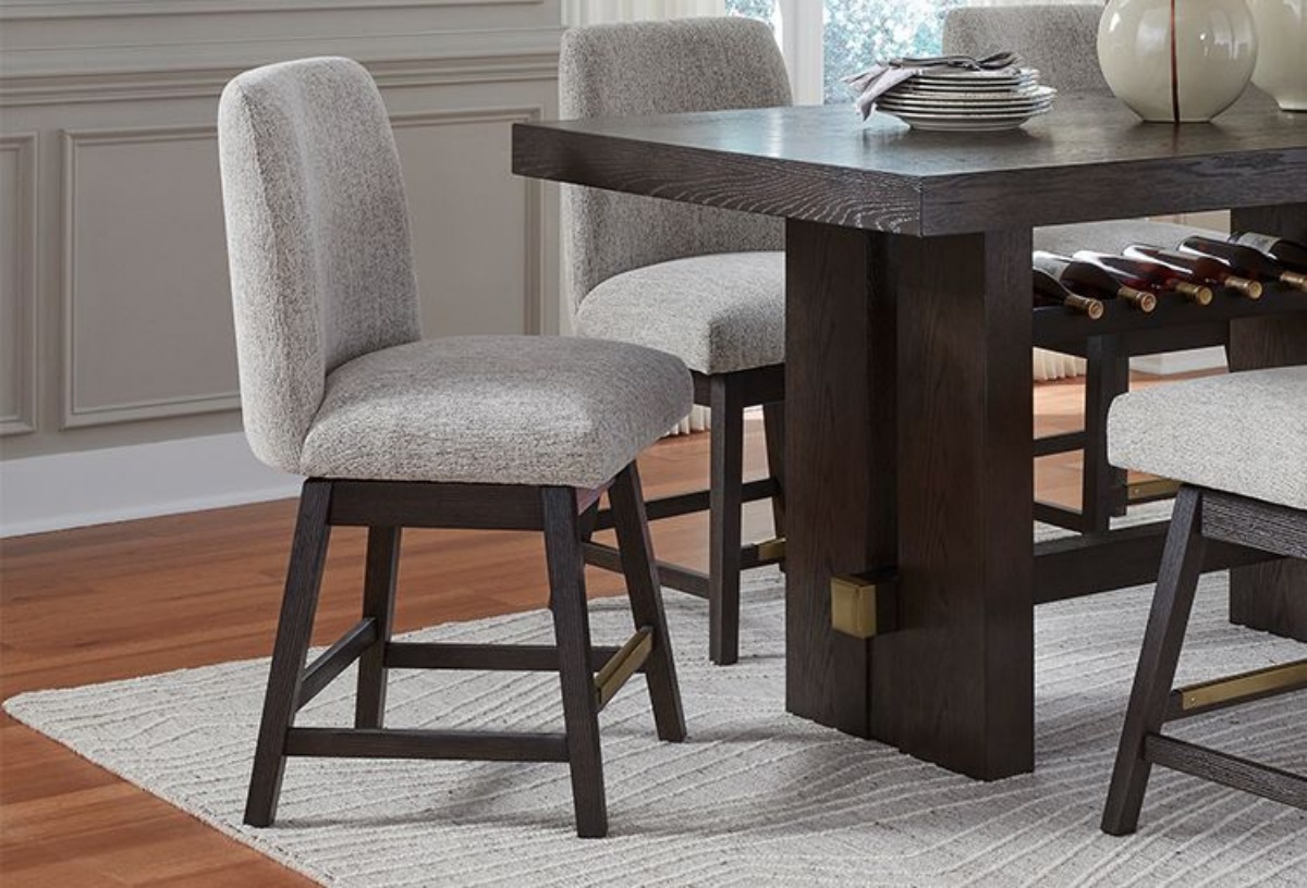 Buy Burkhaus Counter Height Swivel Barstool - Part# D984-124 | Badcock ...