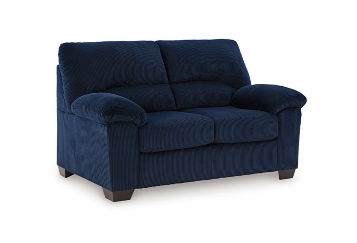 Buy SimpleJoy Navy Sofa & Loveseat - Part# | Badcock & More