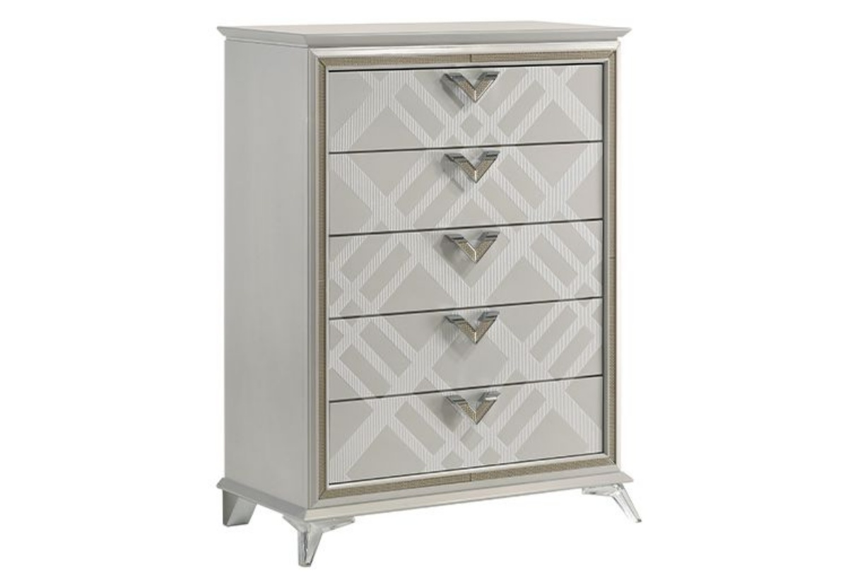 Buy Athena White Chest - Part# B431-C | Badcock & More