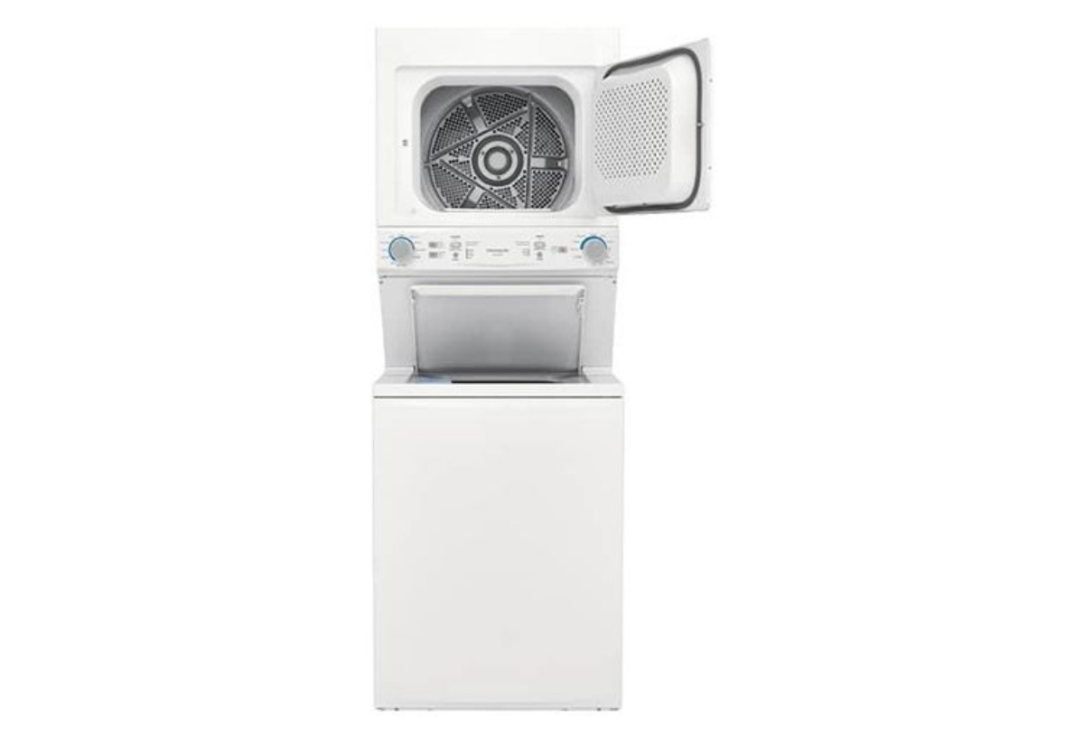 Frigidaire Stacked Washer Dryer Combo - White | Badcock & More